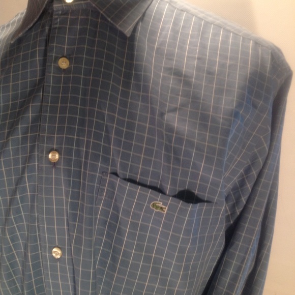 Lacoste | Shirts | Lacoste Long Sleeve Button Up Shirt | Poshmark